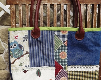 Patchwork bag | Etsy