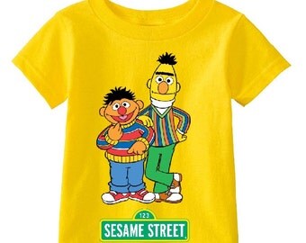 Bert and ernie shirt | Etsy