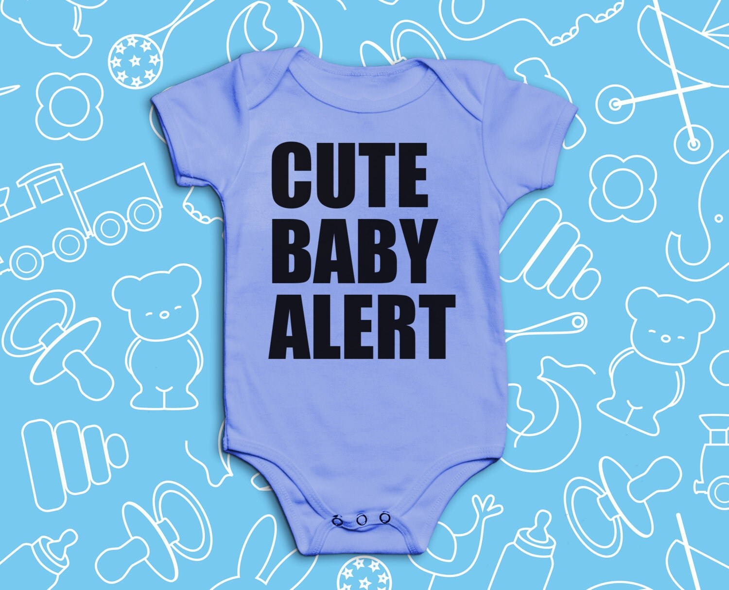 Funny Quote Baby Grow Cute Baby Alert