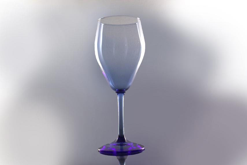 Wine Glass Cobalt Blue Old Morgantown Glassware
