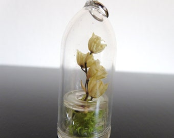 Real flower necklace | Etsy