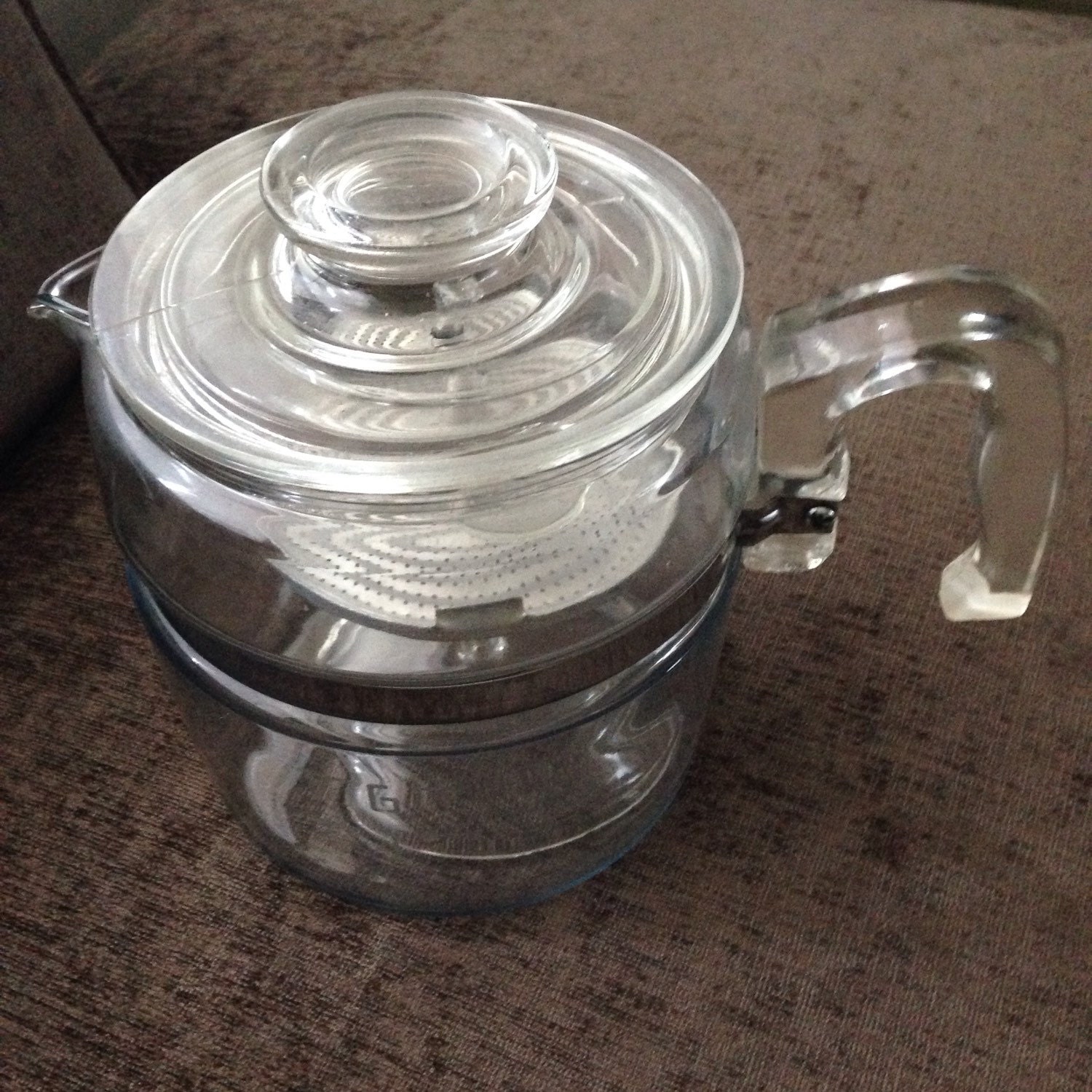 Vintage Pyrex Six Cup Coffee Perculator – coffee maker flameware tea ...