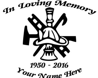 Firefighter memorial | Etsy