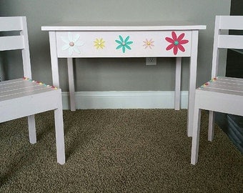 Wood school chair | Etsy