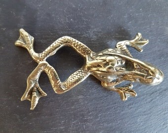 Brass frog | Etsy