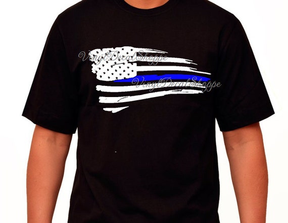 Thin Blue Line Shirt Unisex Plus Size Shirt Available