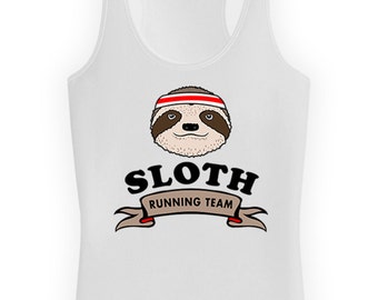 Sloth running team | Etsy