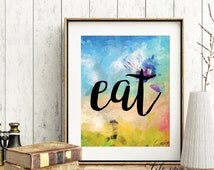 Unique eat art related items | Etsy