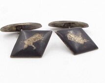 Unique siam cufflinks related items | Etsy