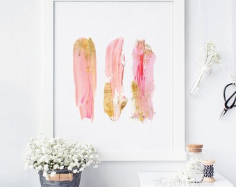 Coral abstract art | Etsy