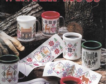 Cross stitch mugs | Etsy