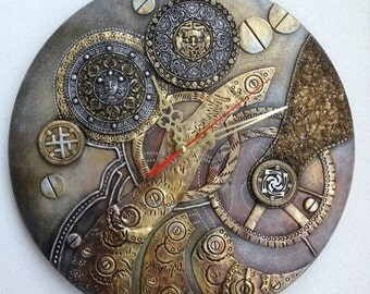 Unusual wall clocks | Etsy