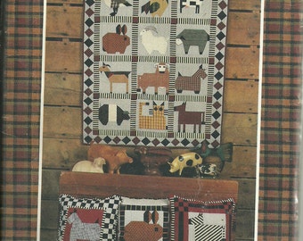 Farm animals quilt | Etsy