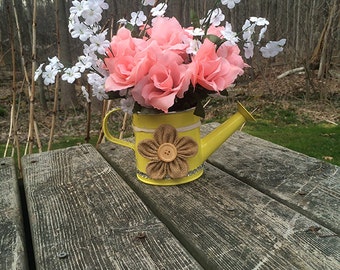 Flower pot buttons | Etsy