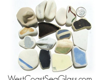 Sea Beach Glass Rarity Poster Color Chart by WestCoastSeaGlass