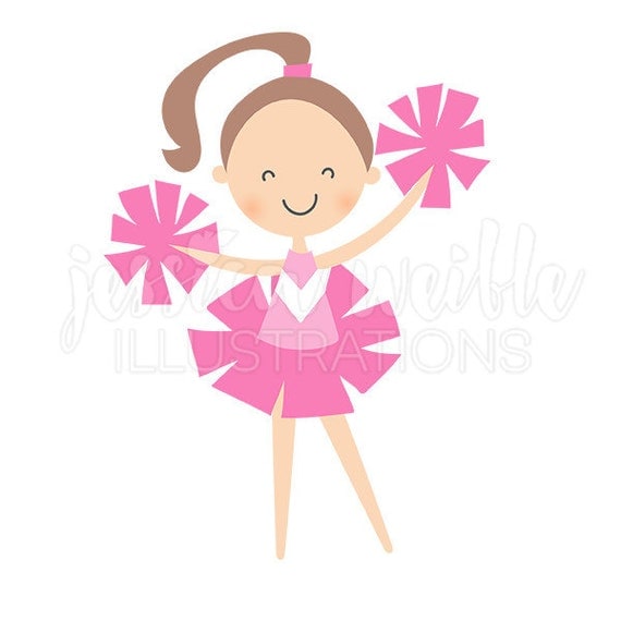 Cute Cheerleader Clipart