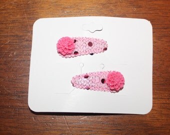 Items similar to Carlykins Boutique Baby Girl Pink Snap Clip on Etsy