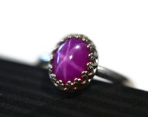 Unique star ruby ring related items | Etsy