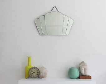 Vintage fan mirror | Etsy