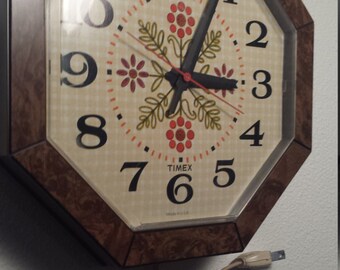 Boho wall clock | Etsy