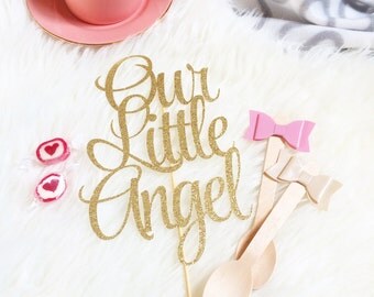 Unique angel cake topper related items | Etsy