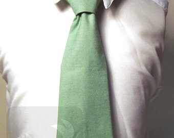 Sage green tie | Etsy