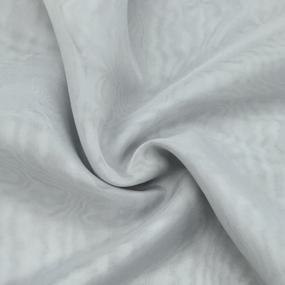 Silver Sheer Voile Fabric 118 Wide Curtain Drapery and