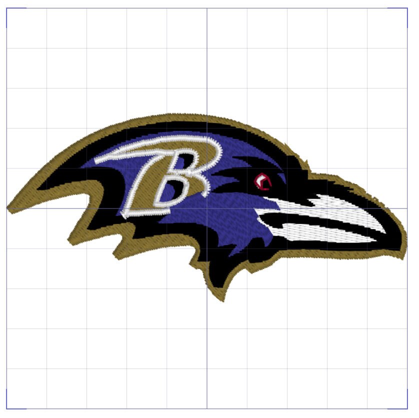 Baltimore Raven NFL Embroidery Design by CozyCubz on Etsy