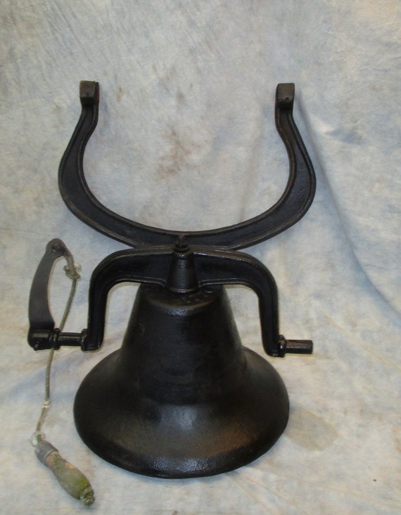 14 Inch Cast Iron Independence 1776 Bell Clapper Yoke Church