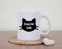 Popular items for crazy cat lady on Etsy