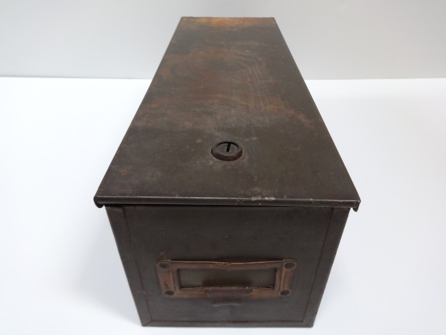 Metal Box, File Box, Metal File Box, Green File Box, Green Metal Box ...