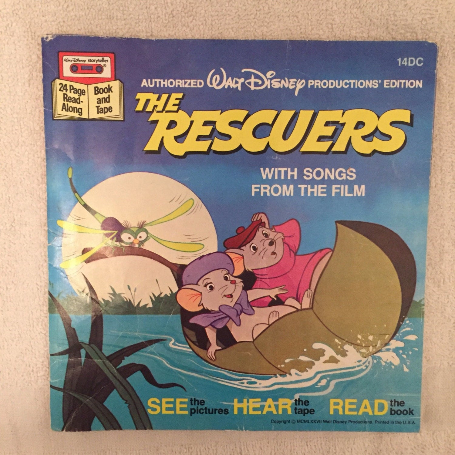 Vintage Disney The Rescuers Book