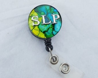 Items similar to Speech Language Pathologist Badge Holder ID ...