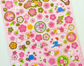 Sakura stickers | Etsy