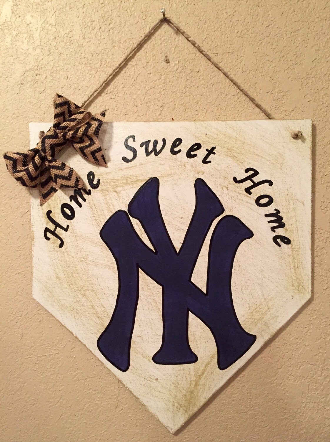 New York Yankees sign home plate sign New York Yankees home