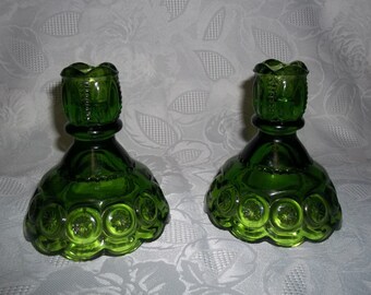 Fenton candlesticks | Etsy
