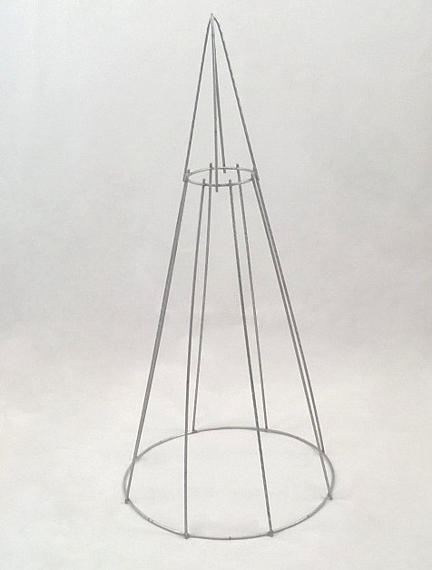 Topiary metal wire frame CONE 100cm by BSManufaktura on Etsy