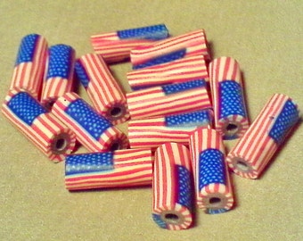 Flag beads | Etsy