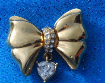 Monet bow pin | Etsy