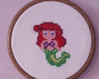 Mermaid cross stitch | Etsy