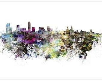 Liverpool skyline | Etsy