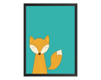 Retro fox | Etsy