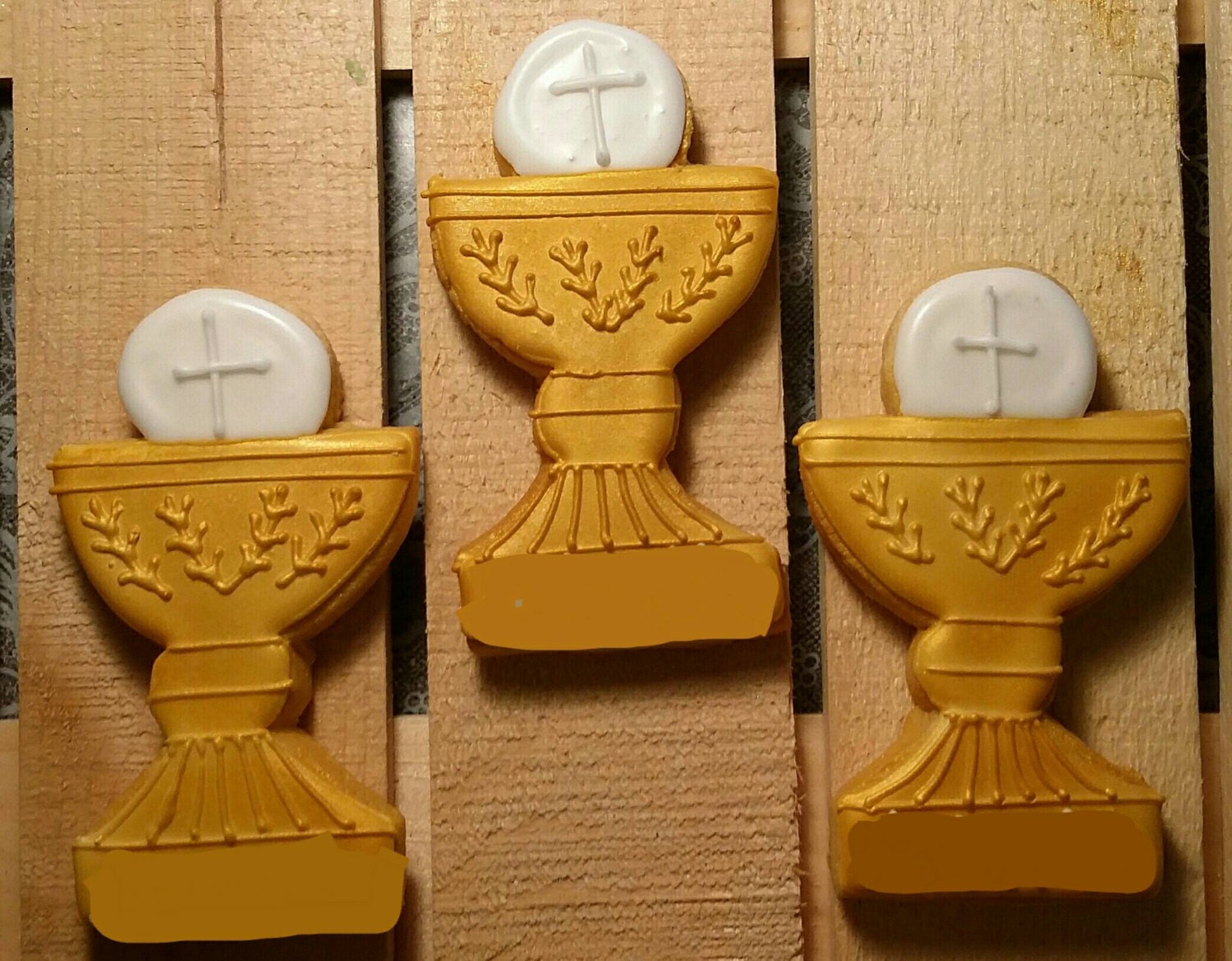 Catholic Chalice cookies Baptisms