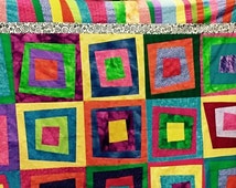 Popular items for wonky quilts on Etsy