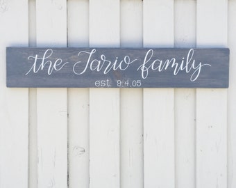 Est date sign | Etsy