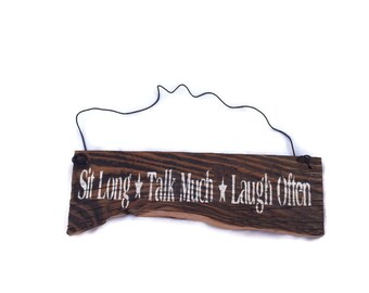 Outdoor welcome sign | Etsy