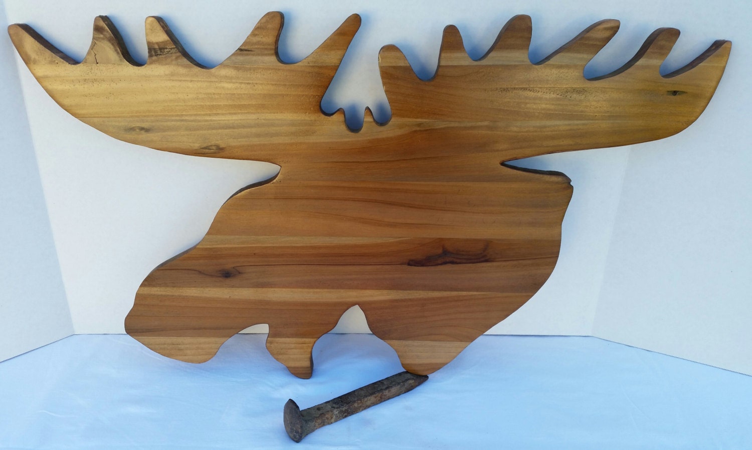 Wooden Moose Head Sign Moose Sign Moose Silhouette Moose