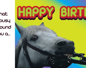 Edgy birthday card | Etsy