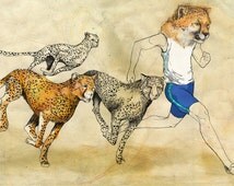 Popular items for running art on Etsy