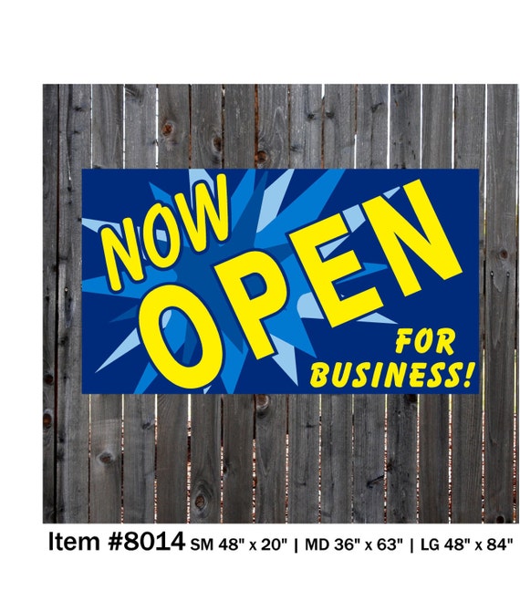 Now Open Banner Grand Opening Business Banner